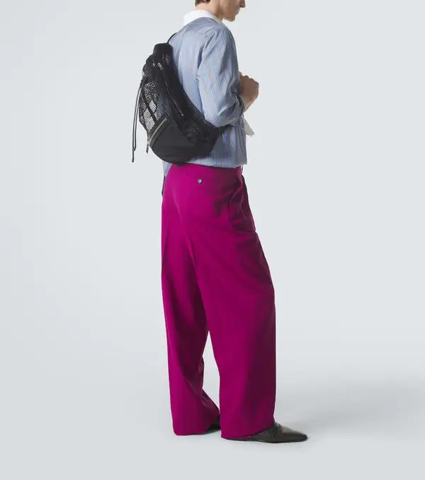 TOM FORD Leather-trimmed Backpack