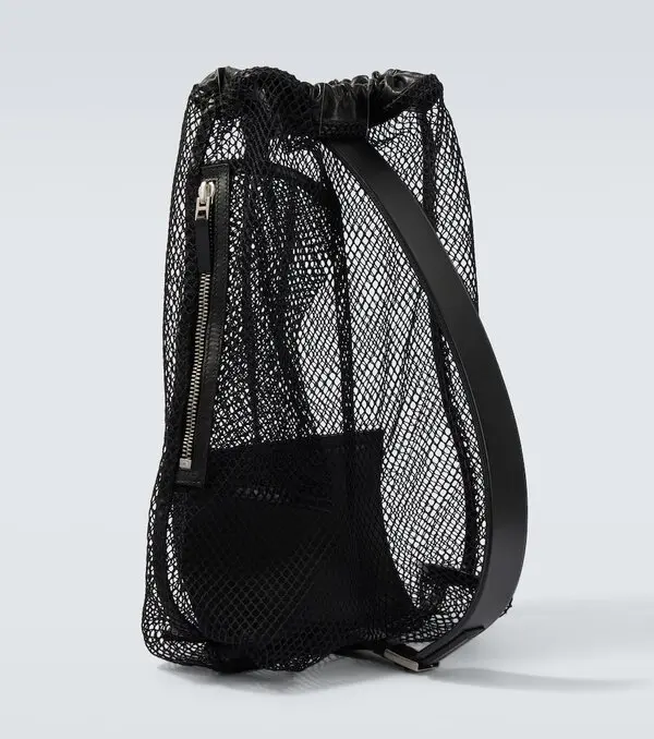 TOM FORD Leather-trimmed Backpack