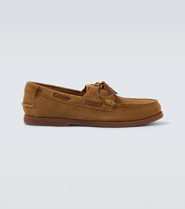Polo Ralph Lauren Suede Boat Shoes - Brown