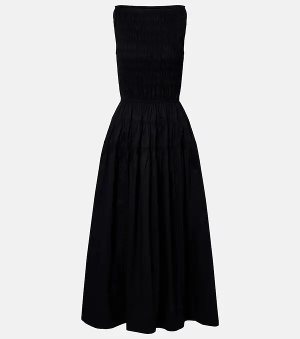DÔEN Melie Cotton Poplin Midi Dress