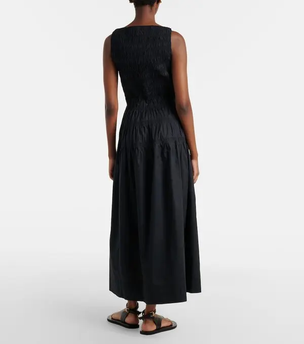 DÔEN Melie Cotton Poplin Midi Dress