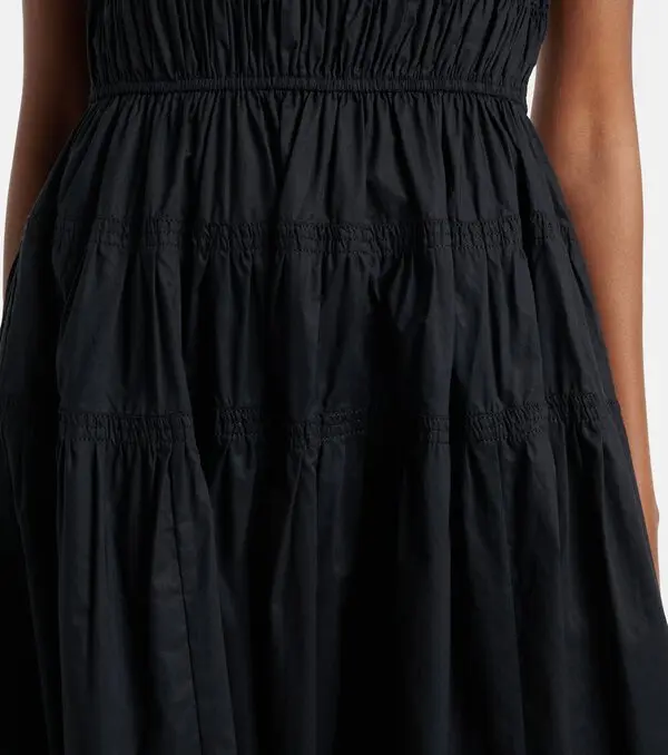 DÔEN Melie Cotton Poplin Midi Dress