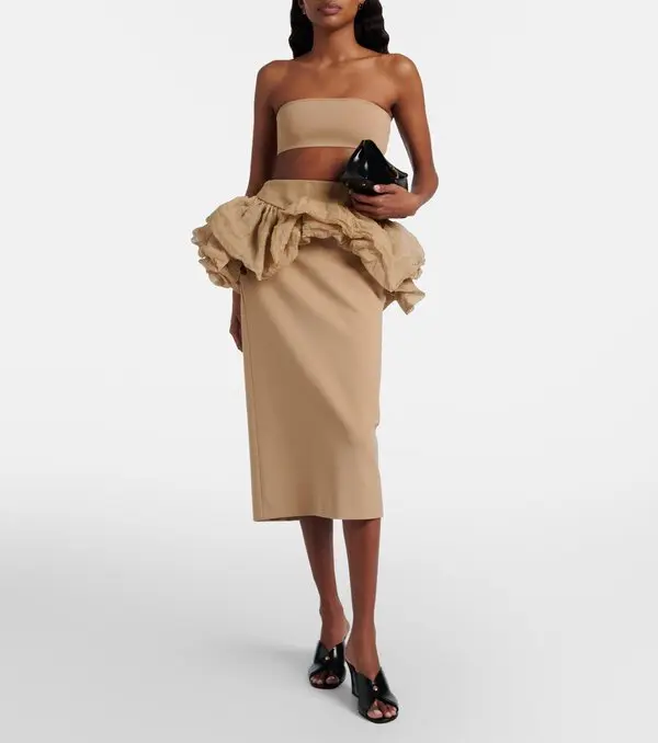 Max Mara Mxsfiabe Bandeau Top - Beige