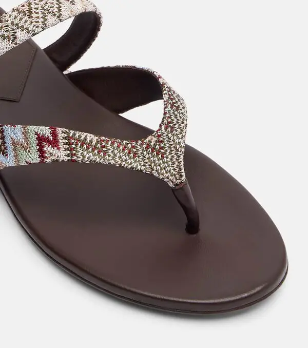 Missoni Luise Zigzag Thong Sandals