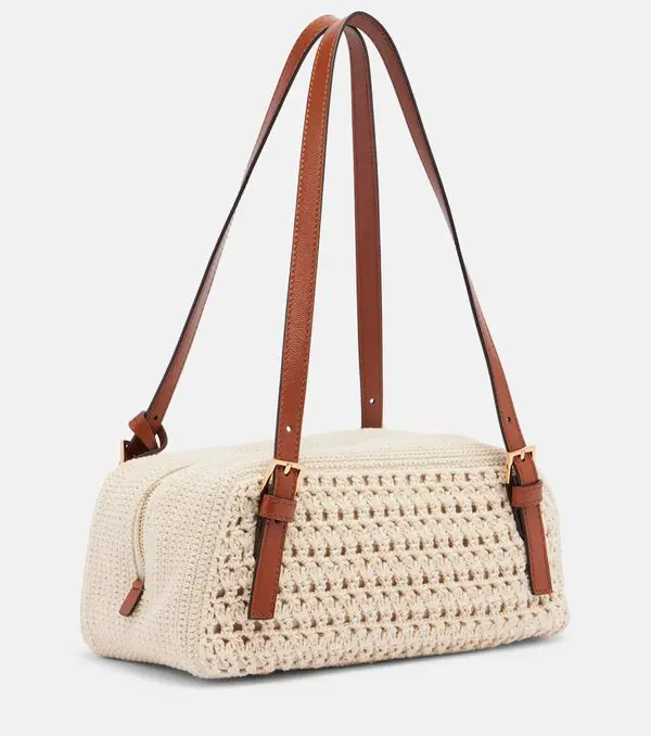Versace Small Crochet Shoulder Bag