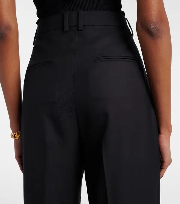Saint Laurent Wool Wide-leg Pants