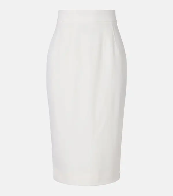 Dolce & Gabbana Pencil Skirt - White