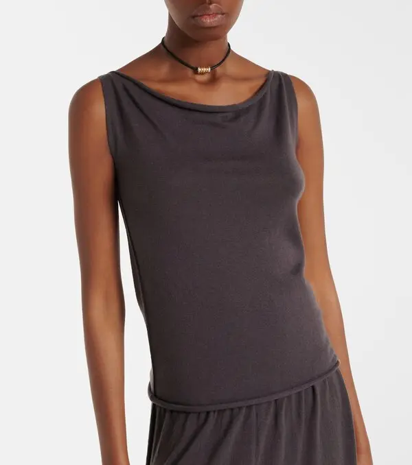 Extreme Cashmere N°469 Breeze Wool And Cashmere Top