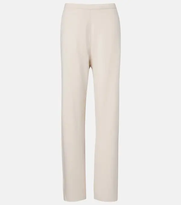 EXTREME CASHMERE X N°479 Runaway Wide-leg Pants - White