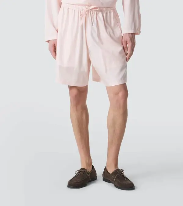 UMIT BENAN Silk Shorts