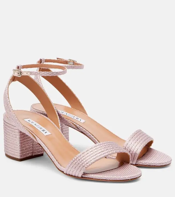 AQUAZZURA Sundance Slingback Sandals - Pink