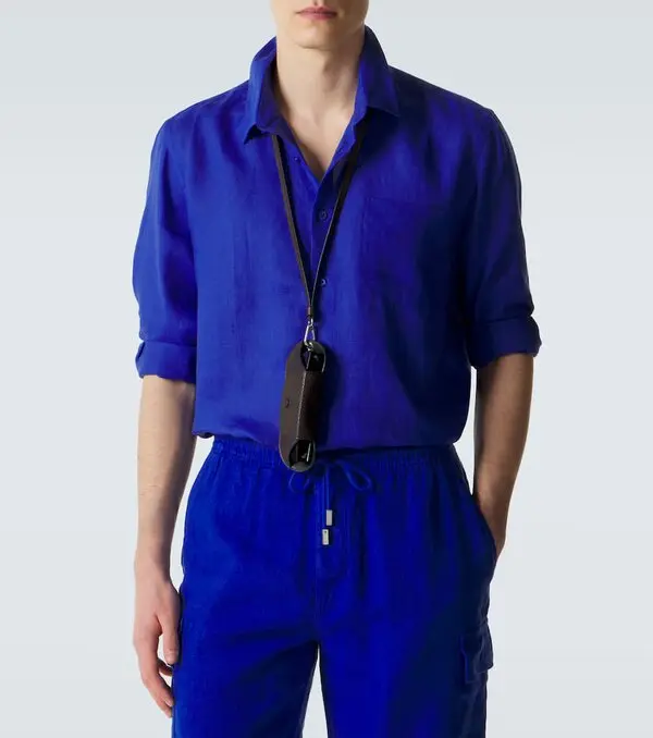 Vilebrequin Linen Shirt - Blue