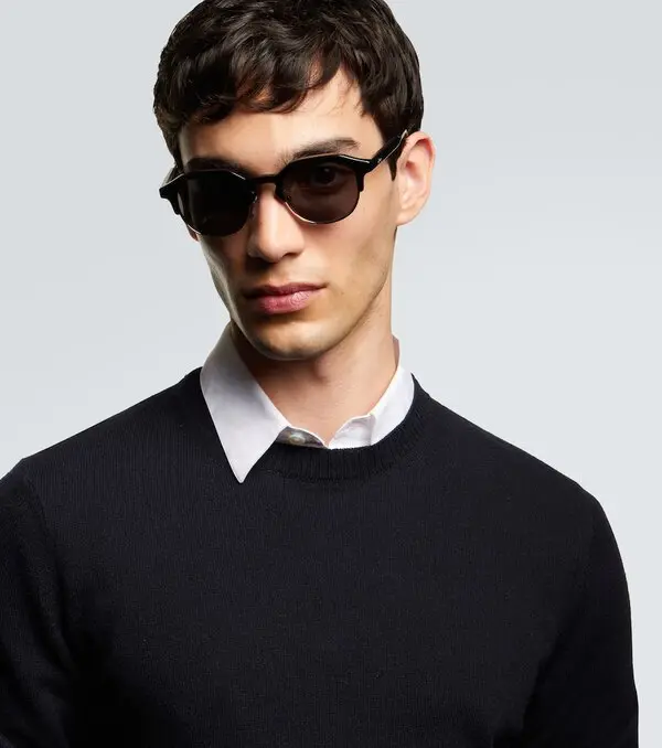 Dior Dioribbon R1i Round Sunglasses - Black