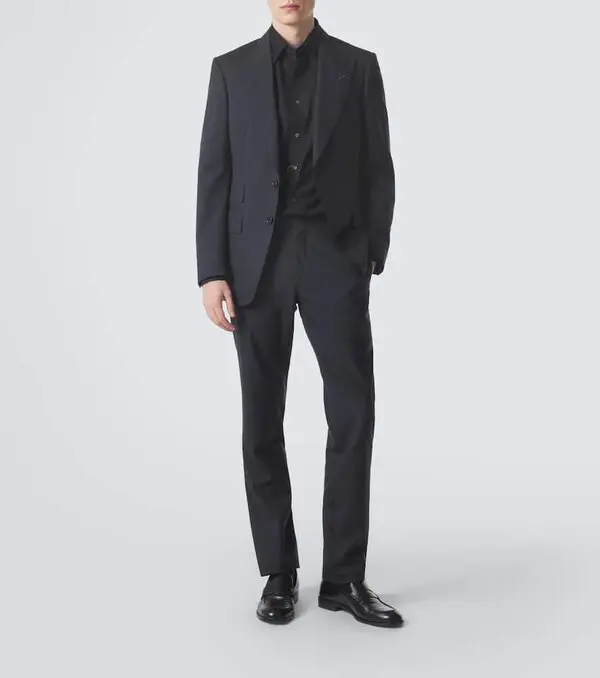 Zegna Cotton-blend Poplin Shirt - Black
