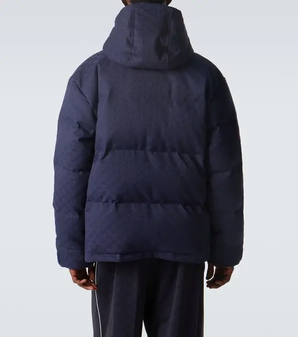 Gucci Gg Canvas Down Jacket