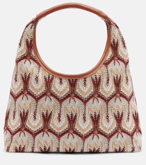 Missoni Lamé Shoulder Bag - Brown