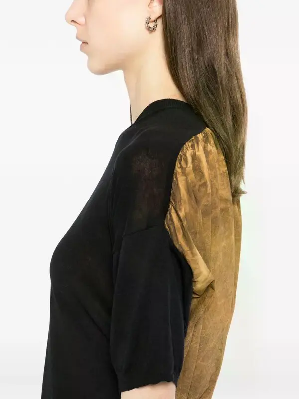 UMA WANG Tied-waist Crewneck Top