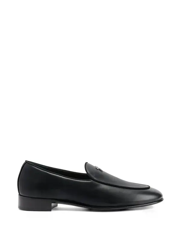 GIUSEPPE ZANOTTI Signature Detail Valtor Loafers - Black