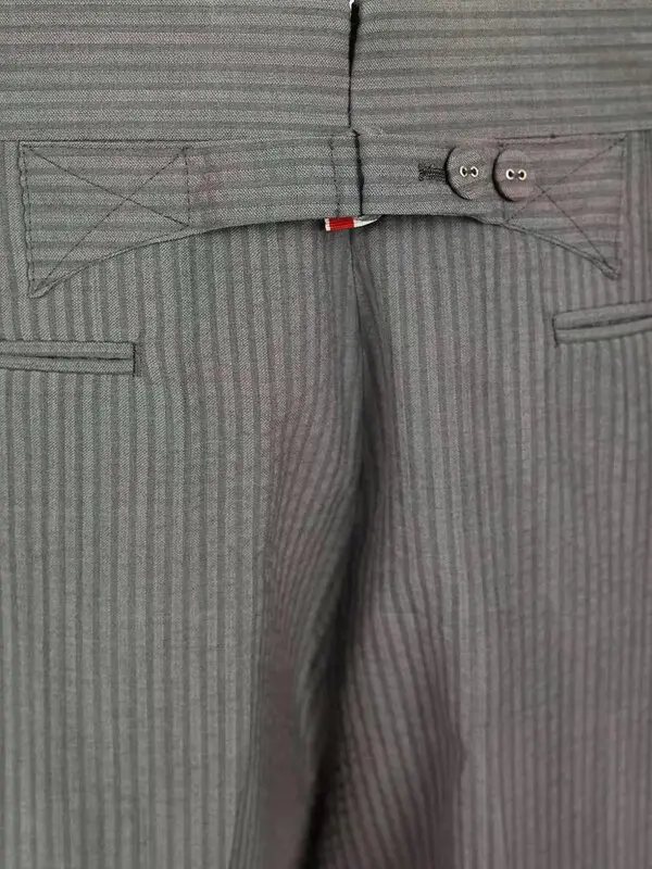 Thom Browne Seersucker Striped Shorts