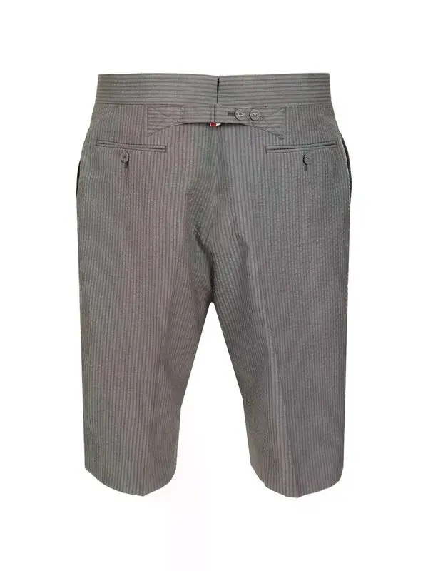 Thom Browne Seersucker Striped Shorts
