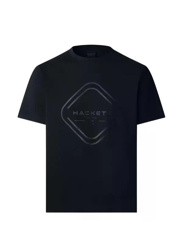 HACKETT Logo-print T-shirt - Black