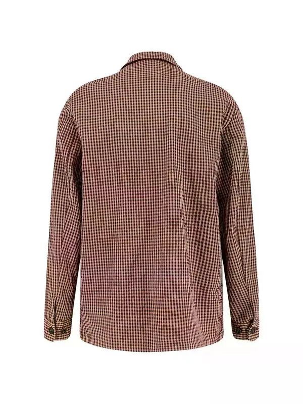 HEVO Chest-pocket Checked Shirt