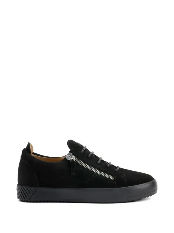 GIUSEPPE ZANOTTI Frankie Side Zippers Sneakers - Black