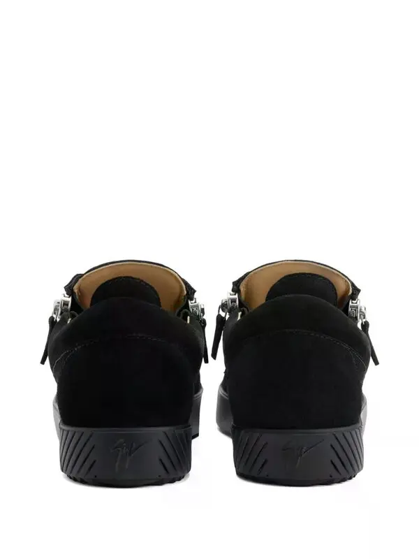 GIUSEPPE ZANOTTI Frankie Side Zippers Sneakers - Black