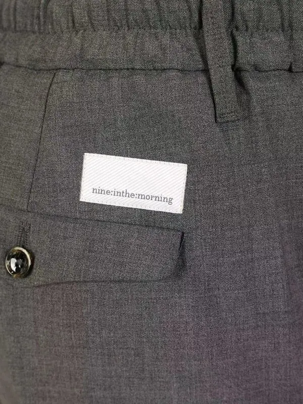 NINE:INTHE:MORNING Elasticated Straight-leg Trousers