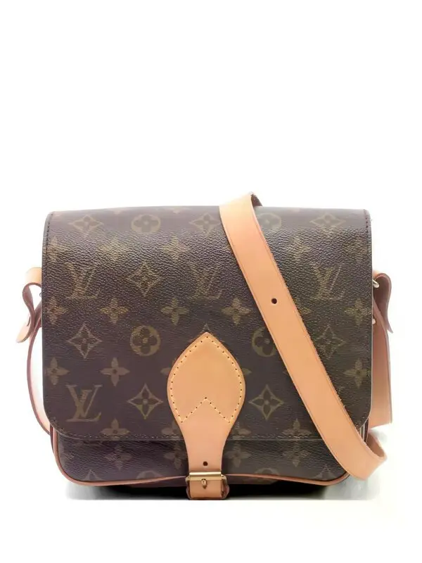 LOUIS VUITTON 1990 Mm Cartouchière Shoulder Bag - Brown