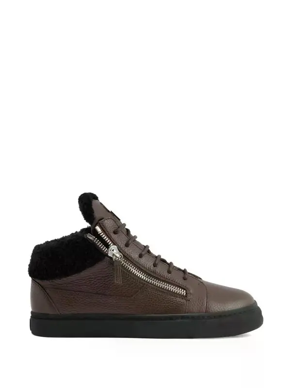 GIUSEPPE ZANOTTI Kriss Leather High-top Sneakers