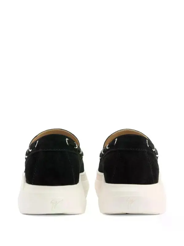 GIUSEPPE ZANOTTI Conley String Loafers With Metal Detail