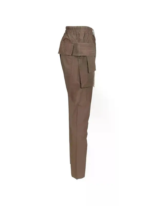 Rick Owens Elasticated Waist Cargo Pants - Brown