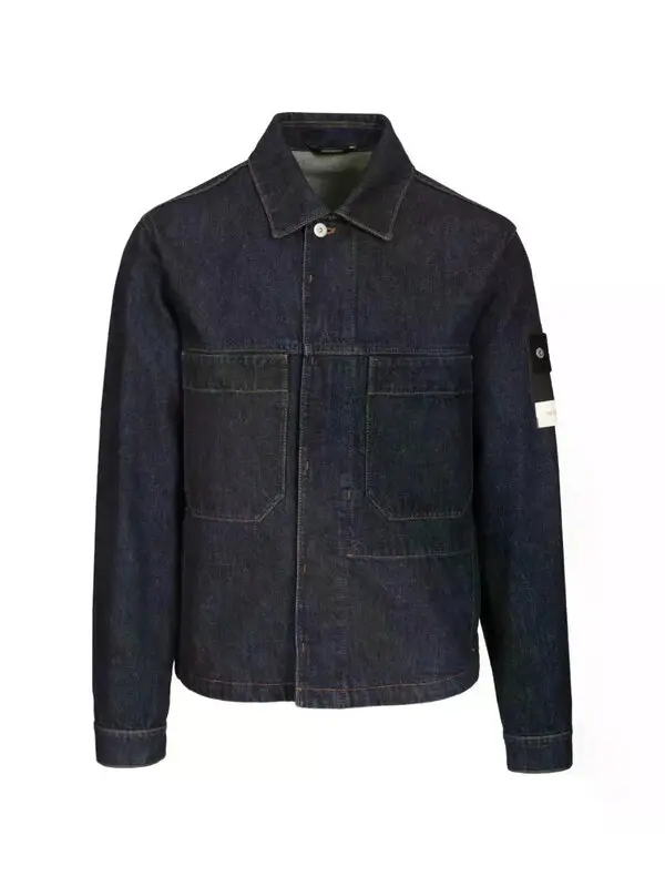 Stone Island Denim Patch Pocket Jacket