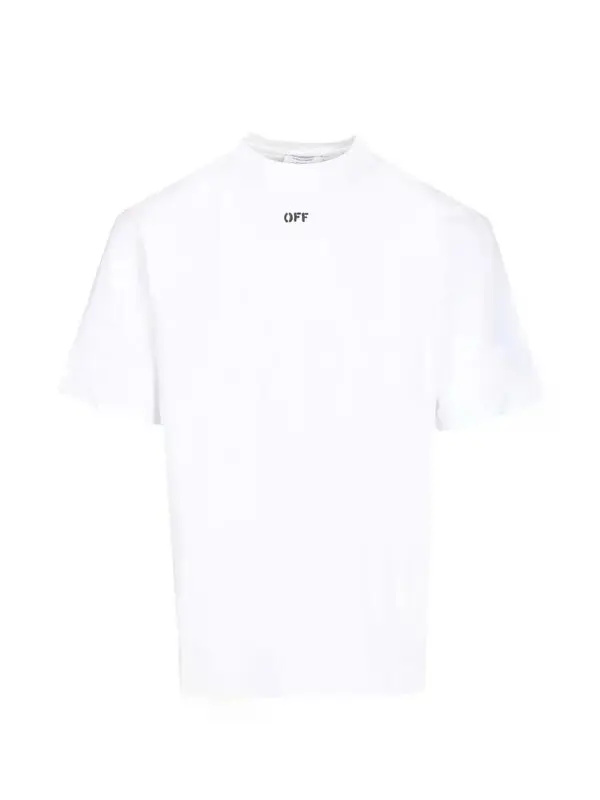 Off-White Paint Arrow-print T-shirt - White