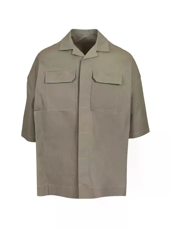 Rick Owens Magnum Tommy Flap-pocket Shirt - Grey