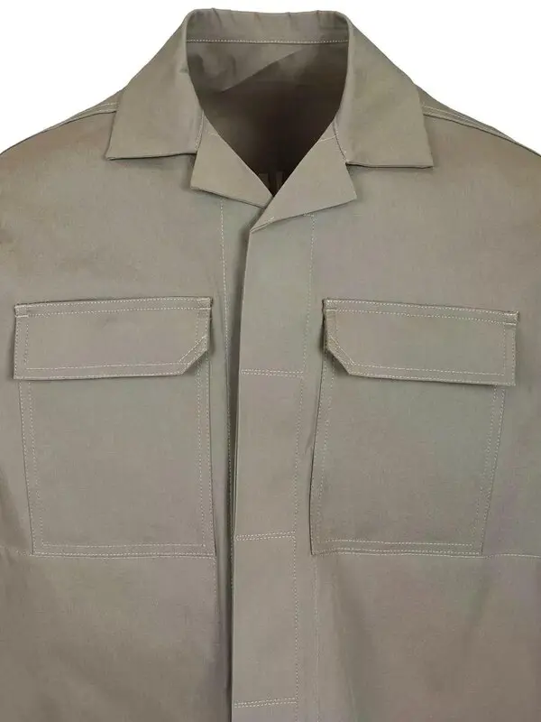 Rick Owens Magnum Tommy Flap-pocket Shirt - Grey