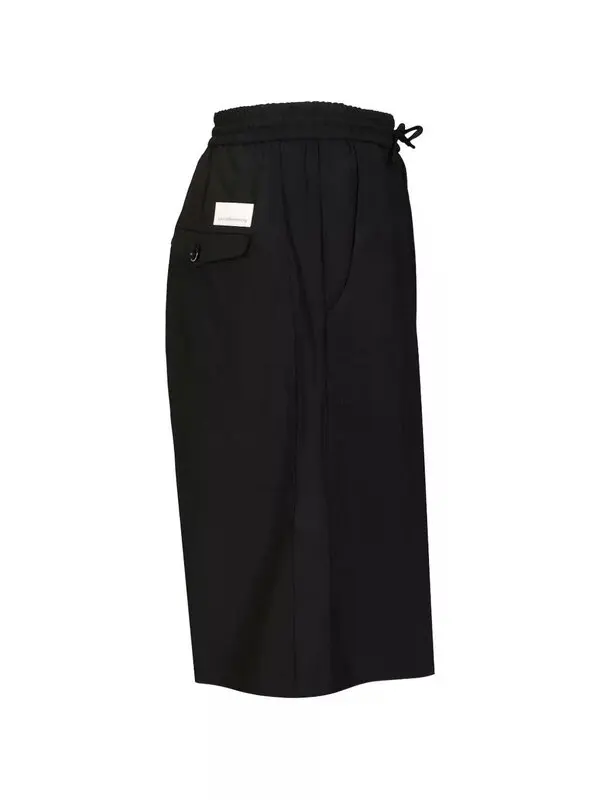 NINE:INTHE:MORNING Basil Drawstring Shorts - Black