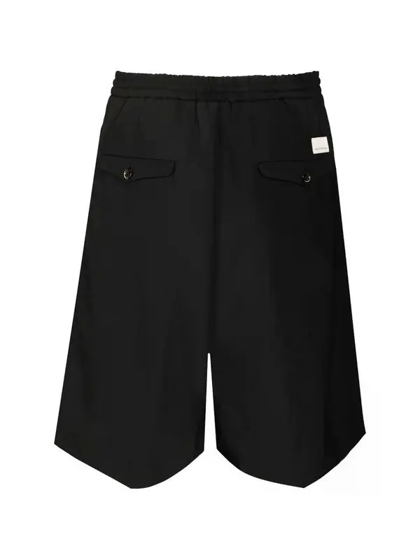 NINE:INTHE:MORNING Basil Drawstring Shorts - Black