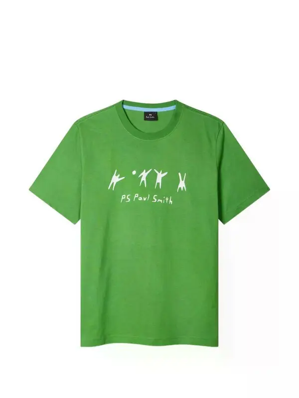 Paul Smith Volleyball Print T-shirt - Green