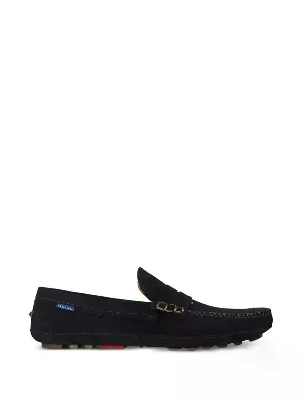Paul Smith Chain-detail Suede Loafers