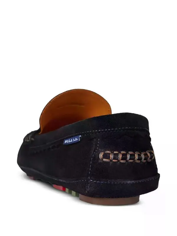Paul Smith Chain-detail Suede Loafers