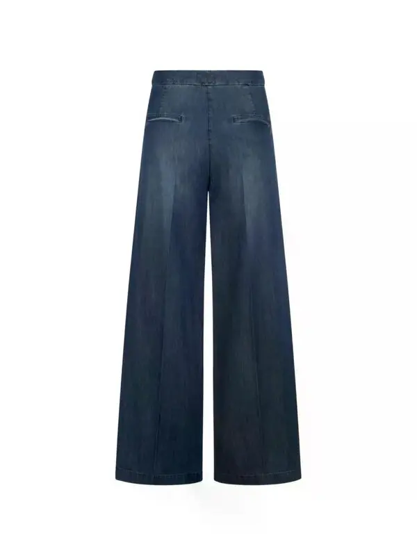 Seductive Button Fastening Palazzo Pants