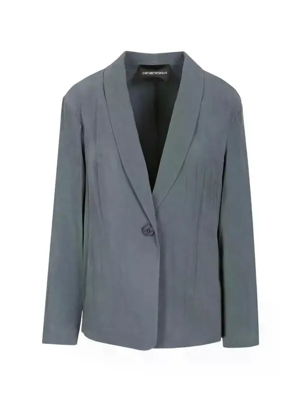 Emporio Armani One-button Blazer - Blue