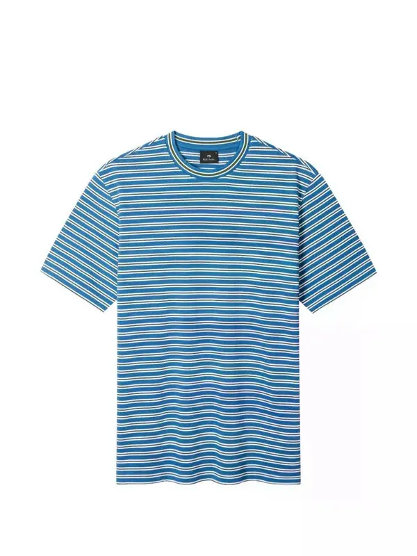 Paul Smith Striped Crew-neck T-shirt - Blue