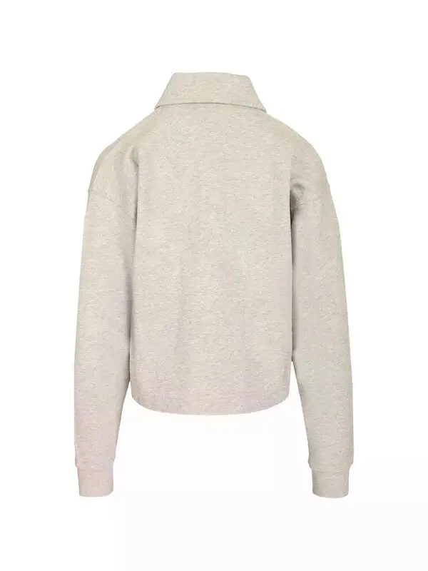 Maison Kitsuné Embroidered Polo Knitwear - Grey