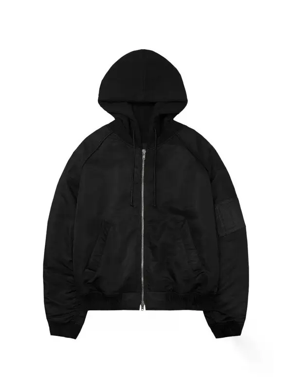 JUUN.J Hooded Bomber Jacket