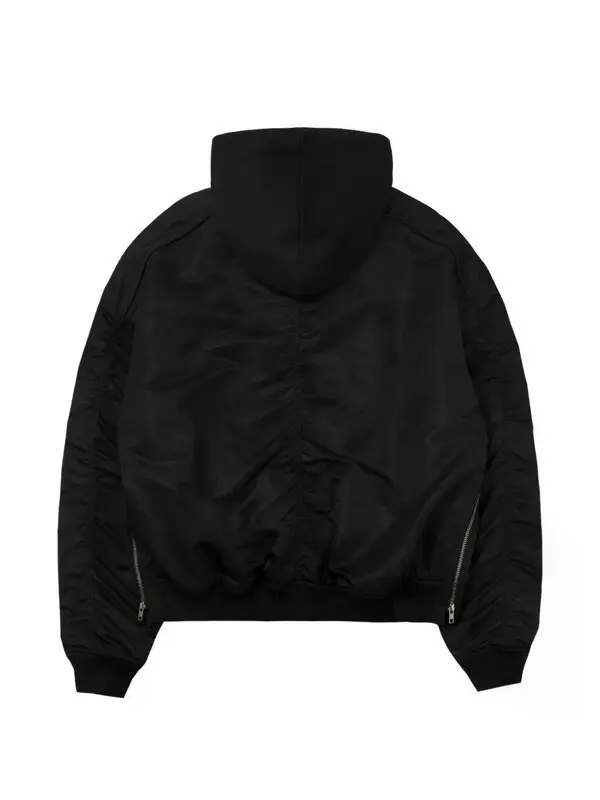 JUUN.J Hooded Bomber Jacket