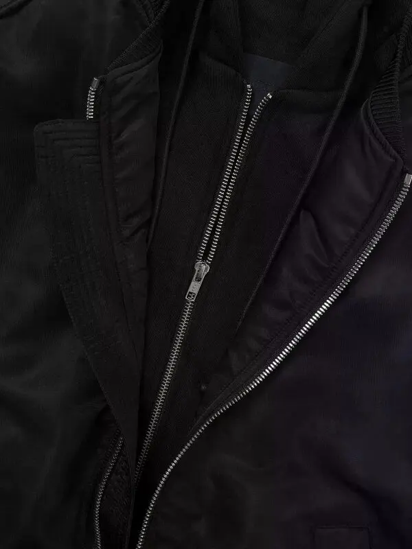 JUUN.J Hooded Bomber Jacket