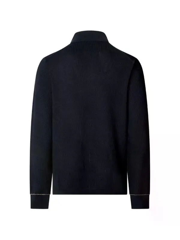 HACKETT Textured Button Polo Shirt